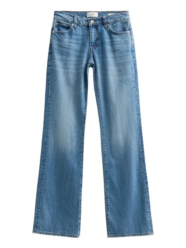 FRAME The Off Duty Rodeo Mid-rise Jeans - Flutter