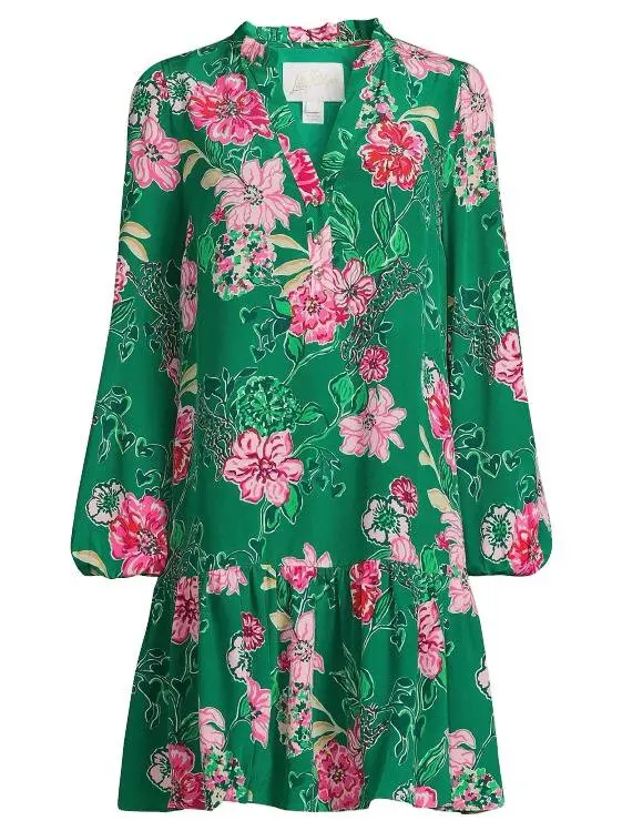 Lilly Pulitzer® Evaline Floral Silk Dress - Multi