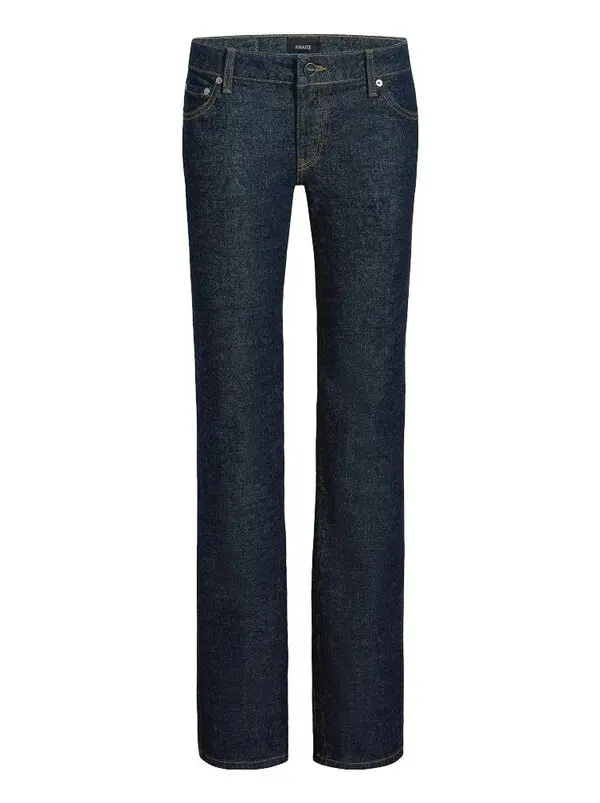 Khaite Conforti Denim Low-rise Straight-leg Jeans - Benson