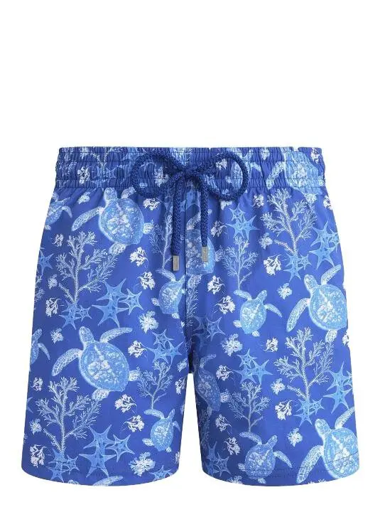 Vilebrequin X-ray Turtles Stretch Swim Trunks - Marrakech