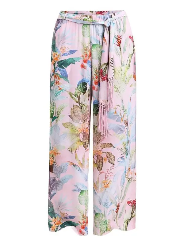 L'Agence Colorful Palm Geraldine Pants - Multi