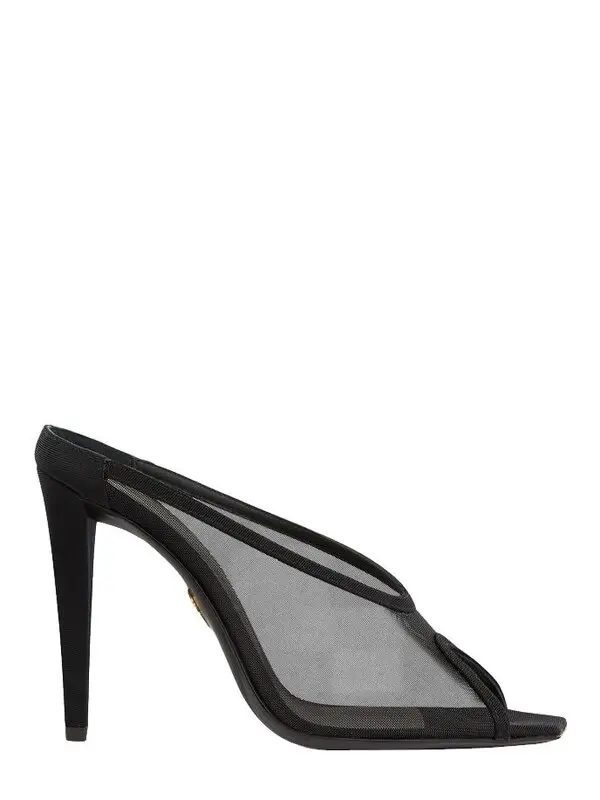 GIUSEPPE ZANOTTI Brivido 105mm Mesh Mules - Nero