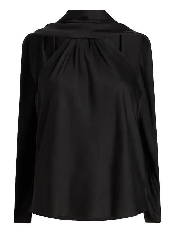 Simkhai Scarlett Cape Top - Black