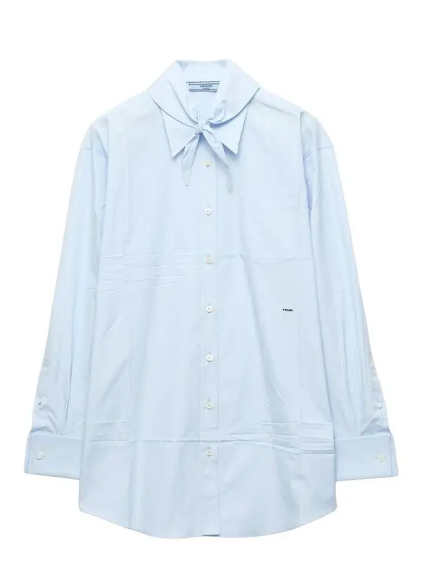 Prada Poplin Shirt - Blue