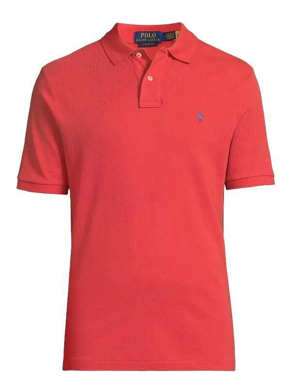 Polo Ralph Lauren Classic-fit Mesh Polo Shirt - Spring Red