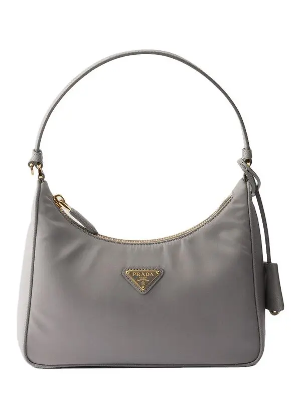 Prada Re-edition 2005 Re-nylon And Saffiano Mini Shoulder Bag - Grey