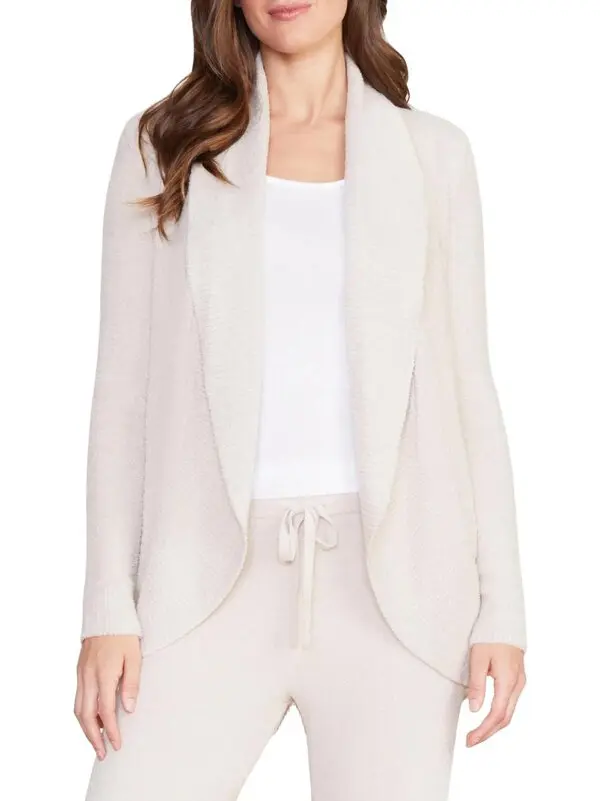 Barefoot Dreams Cozychic Lite Circle Cardigan - Stone