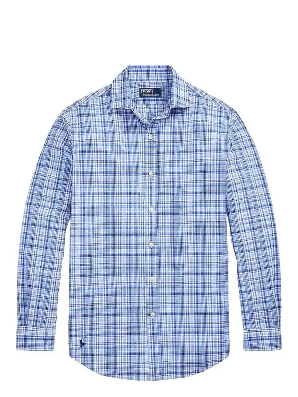 Polo Ralph Lauren Classic Fit Poplin Button-front Shirt - Blue Multi
