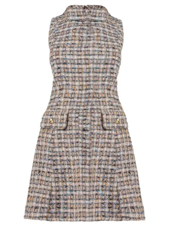 Shoshanna Charlotte Tweed Mini Dress - Multi
