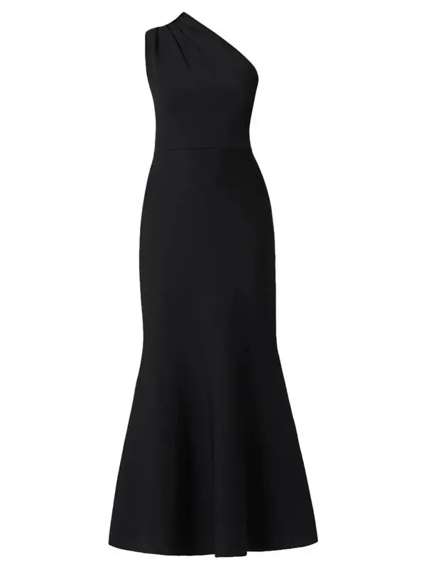 Shoshanna Carrington One-shoulder Mermaid Dress - Jet