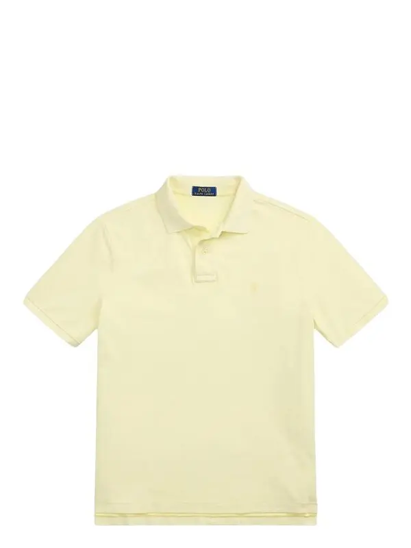 Polo Ralph Lauren Classic-fit Mineral-dyed Mesh Polo Shirt - Lime