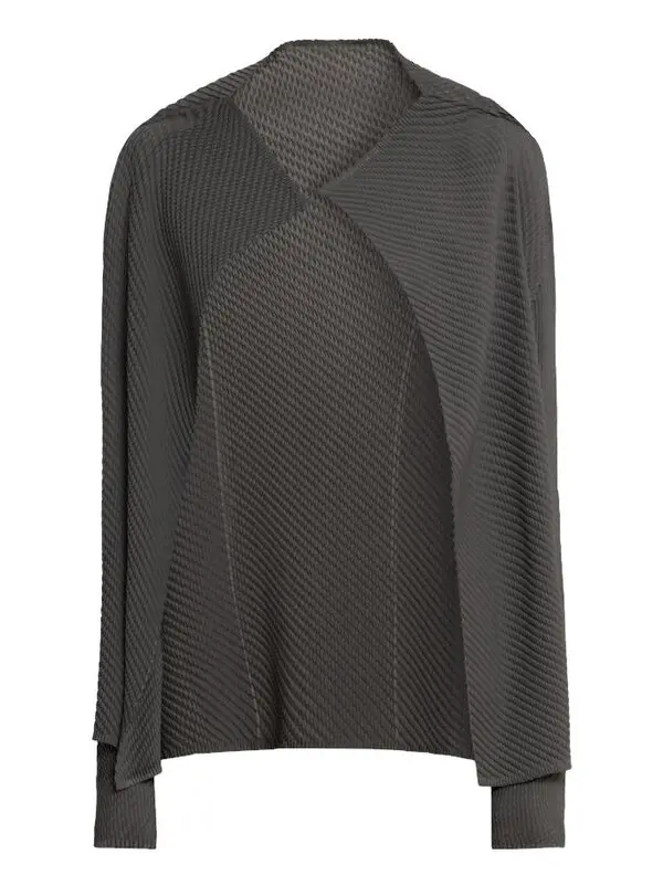 Issey Miyake Misty Pleats Cardigan - Gray