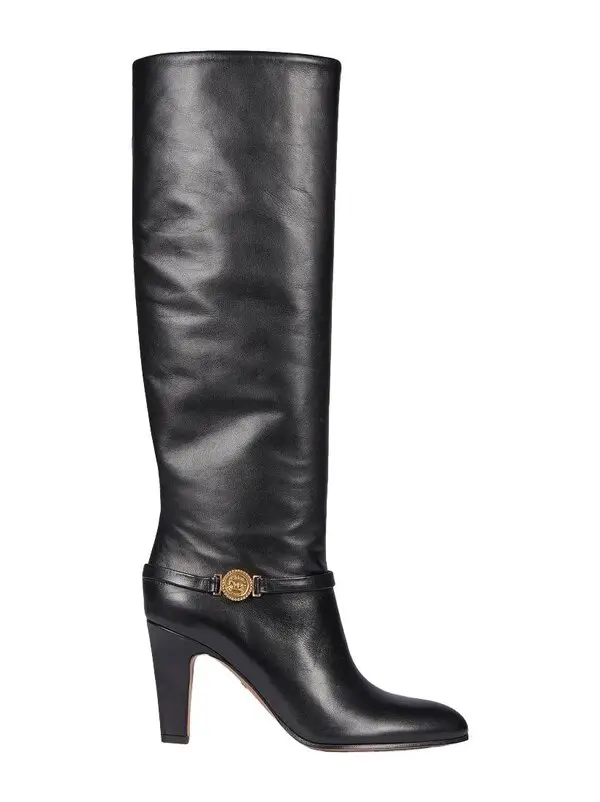 Chloé Eve Leather Tall Boots - Black