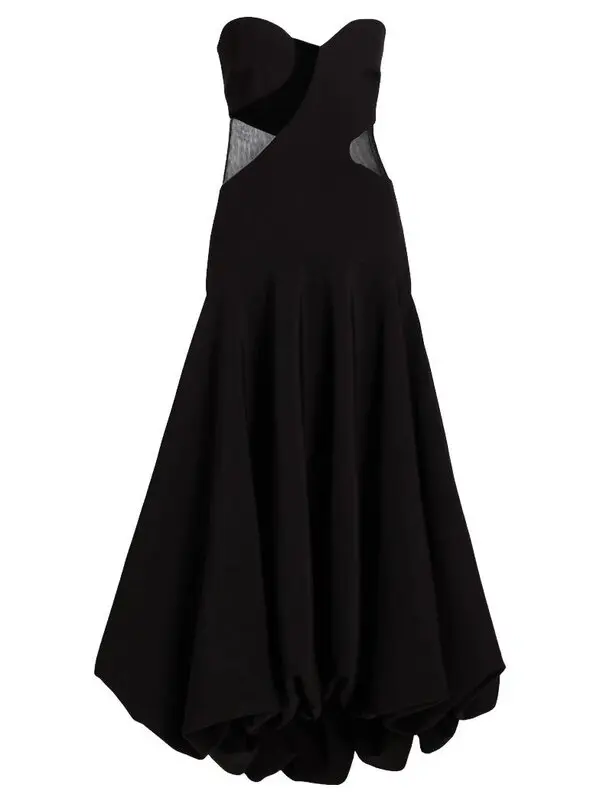 ET OCHS Daniella Sweetheart Maxi Dress - Black