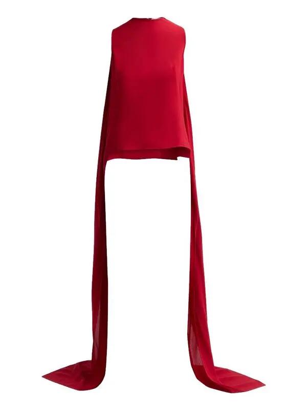 Michael Kors Opera Wool Blouse - Ruby