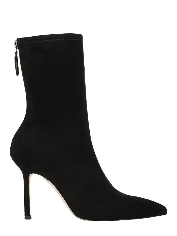 FAVORITE DAUGHTER Ryder 95mm Suede Ankle Booties - Black