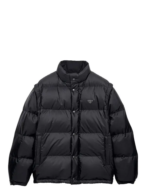 Prada Weight Re-nylon Down Jacket - Black