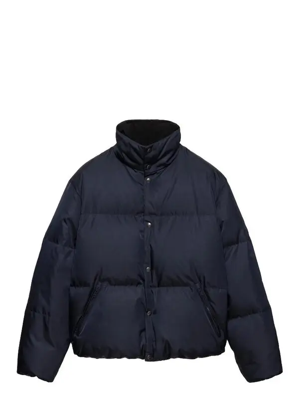 Prada Weight Re-nylon Down Jacket - Blue