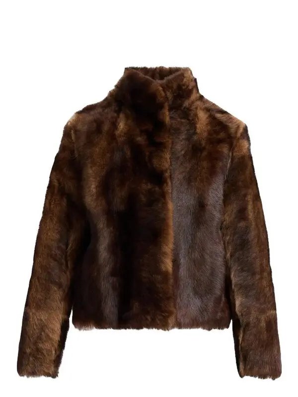 YVES SALOMON Fur-effect Shearling Coat - Sutton