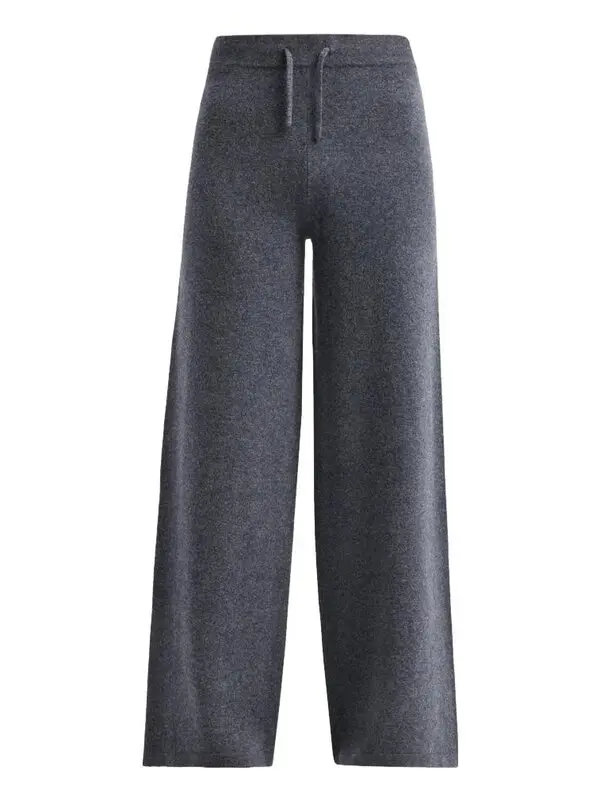 YVES SALOMON Knit Wide-leg Pants - Pyrenees