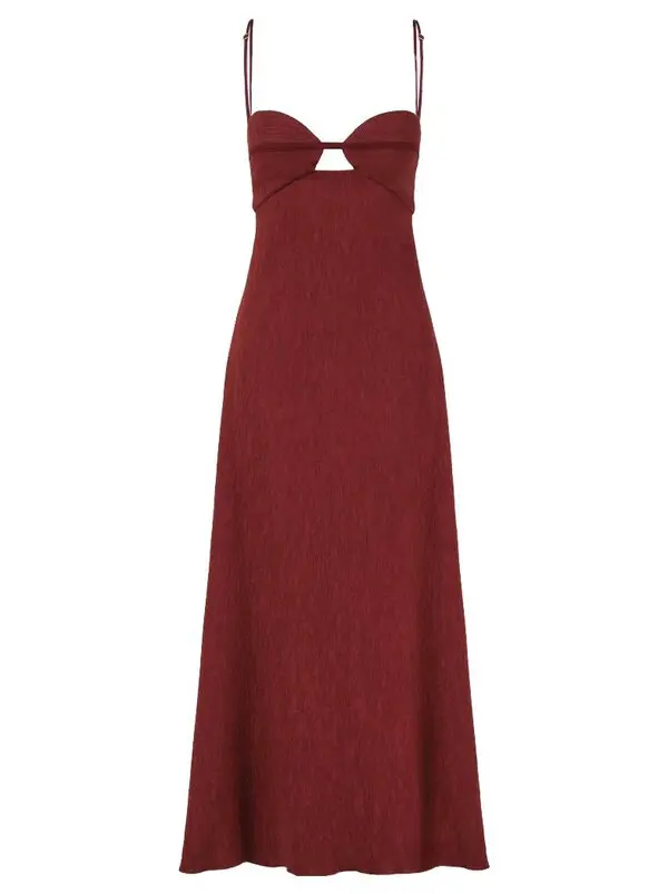 Johanna Ortiz Dream Spinner Maxi Dress - Wine