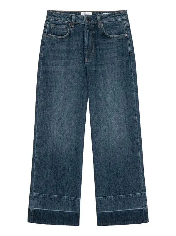 Rails Getty Wide-leg Crop Jeans - Creekside