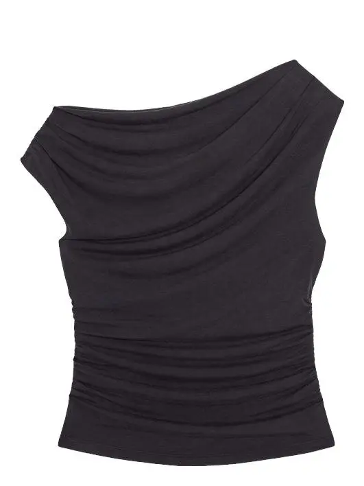 Rails Dominic Draped Top - Ash