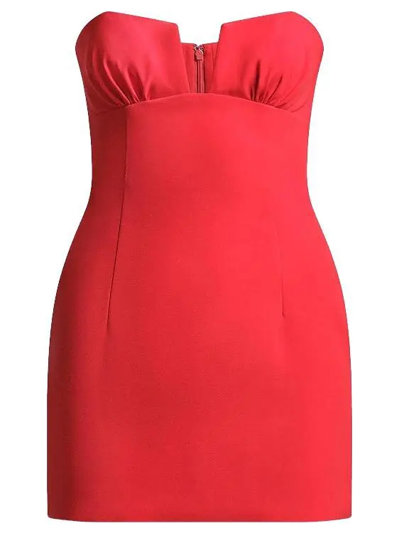 Bcbgmaxazria Ramone Strapless Minidress - Flame