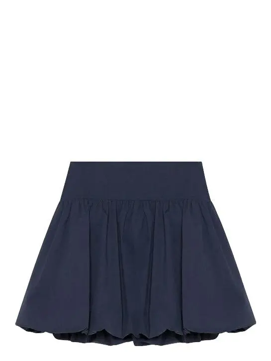 Simkhai Pippa Cotton-blend Miniskirt - Midnight