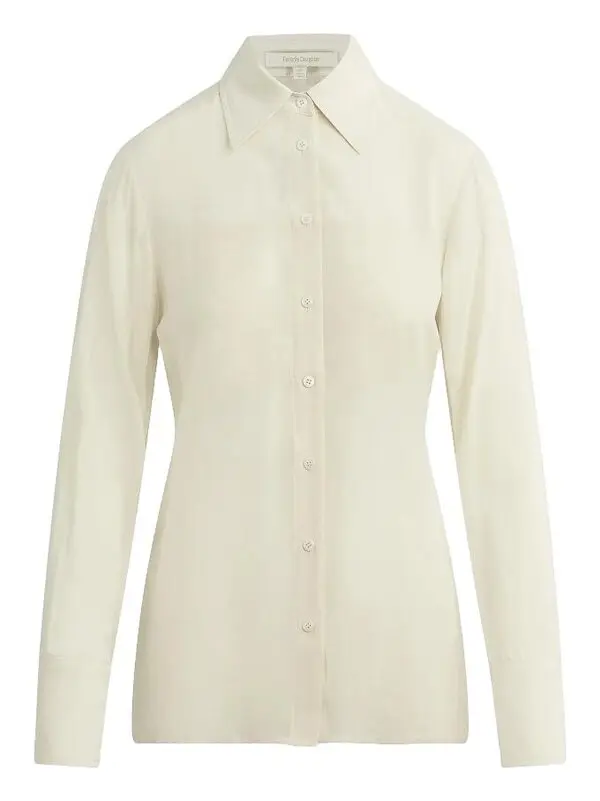 FAVORITE DAUGHTER The Sheer Sophistication Top - Ivory