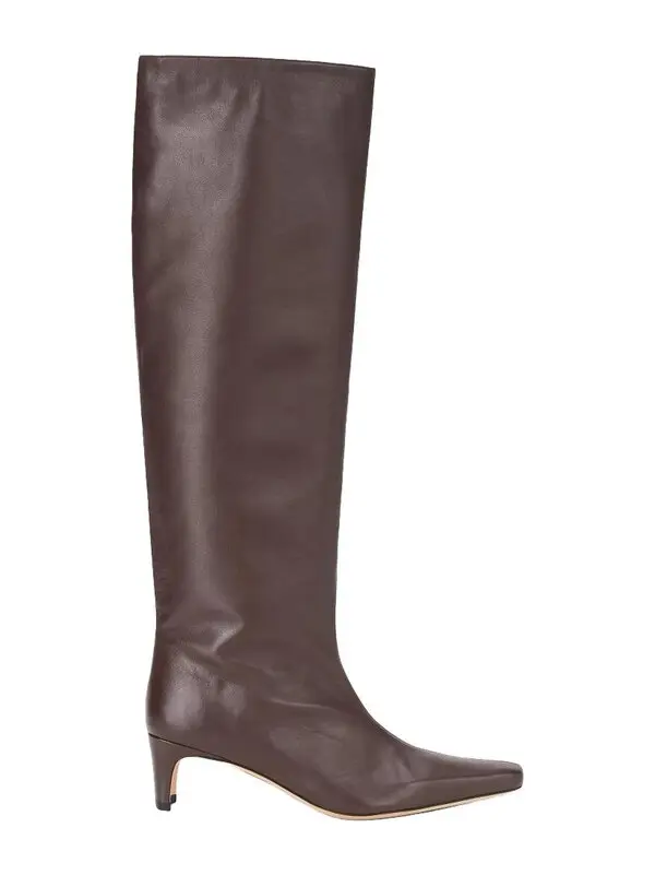 Staud Wally 60mm Leather Boots - Espresso