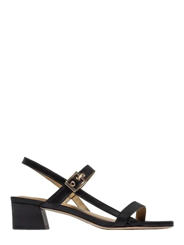 Bernardo Jinji Low Heel Sandals - Black
