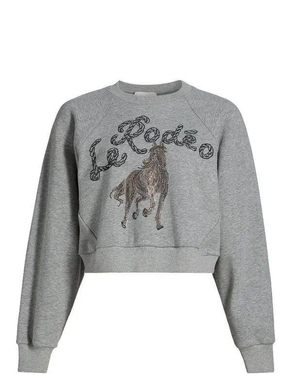 Cinq À Sept Le Rodeo Jennifer Crewneck Sweater - Heather Grey