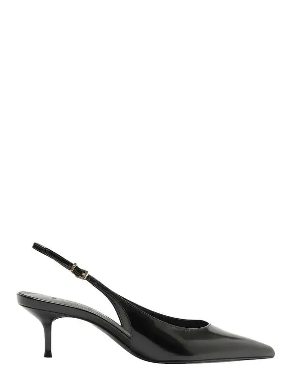 Schutz Paola 65mm Patent Leather Slingback Pumps - Black