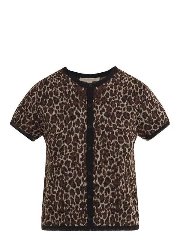 FAVORITE DAUGHTER The 9 To 5 -print Cardigan - Leopard
