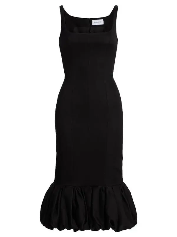 16Arlington Arcelin Flounce Cocktail Dress - Nero