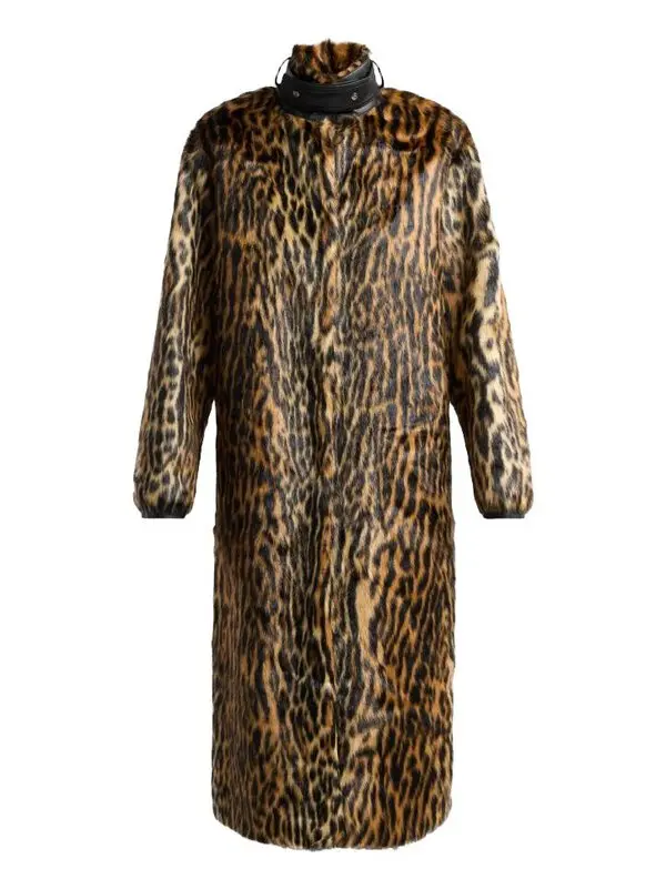 ET OCHS Vonn Leopard-print Faux-fur Coat - Leopard Multi