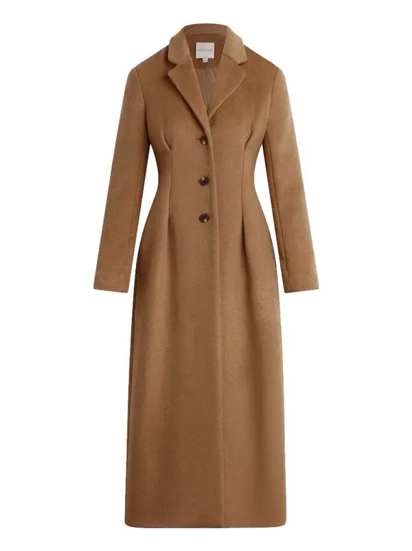 FAVORITE DAUGHTER The Metropolitan Wool-blend Coat - Camel