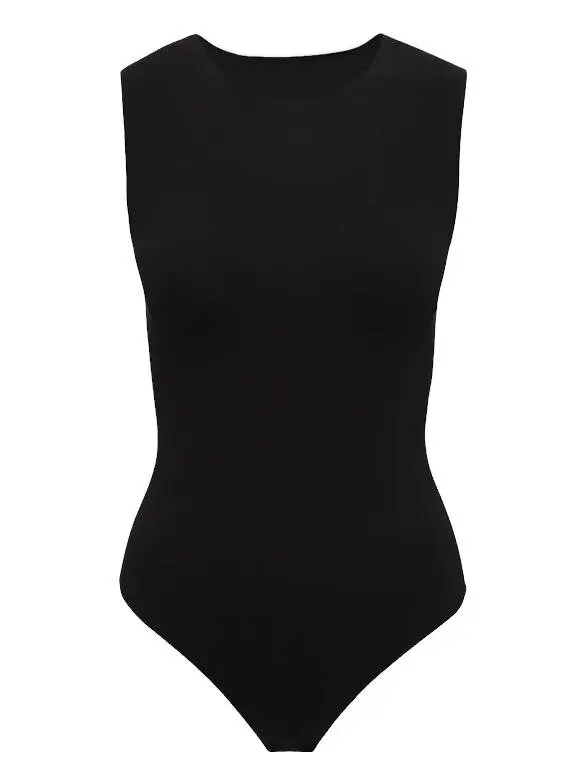 Commando Signature Crewneck Bodysuit - Black