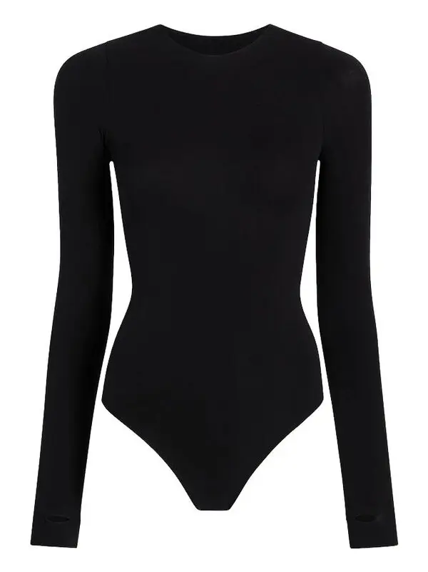 Commando Ballet Long-sleeve Bodysuit - Black