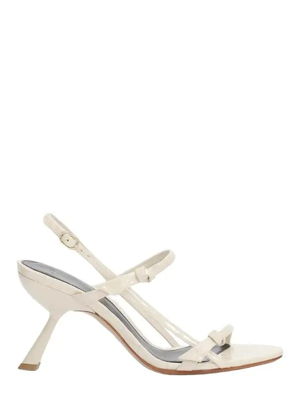 ALEXANDRE BIRMAN Slim Clarita 85mm Cage Sandals - Eggshell