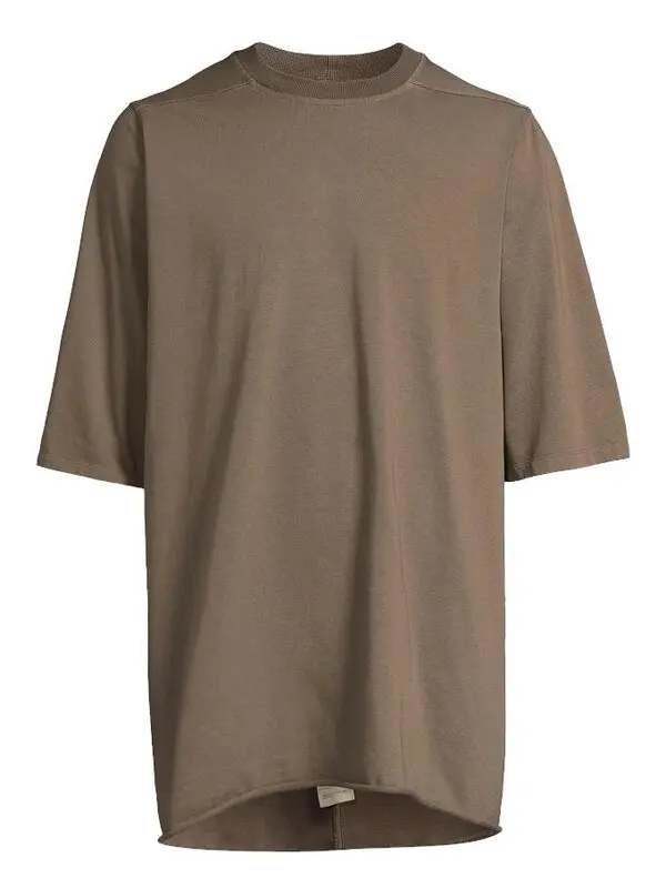 Rick Owens Oversized Cotton T-shirt - Dust