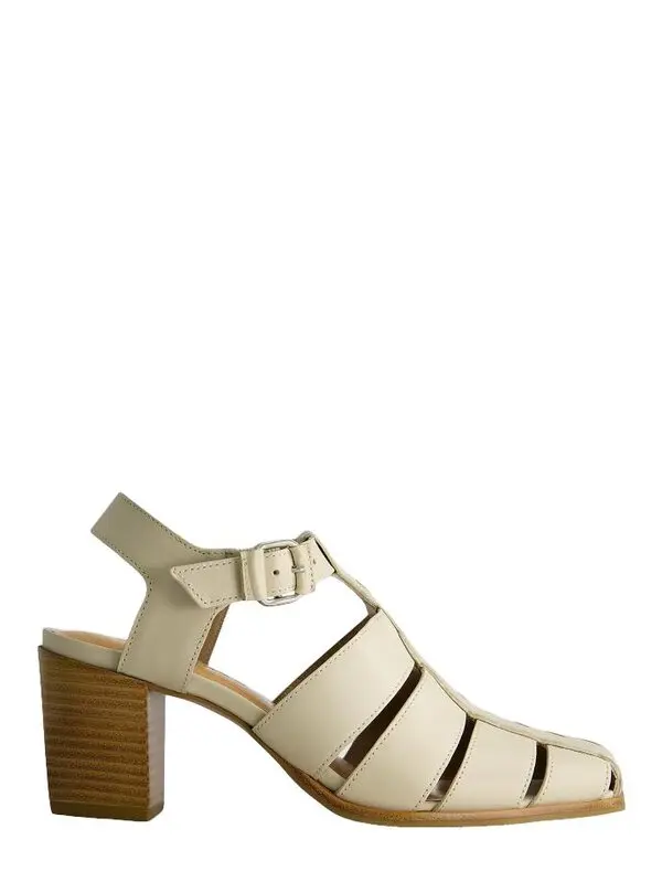 Bernardo Belmont Heeled Fisherman Sandals - Eggshell