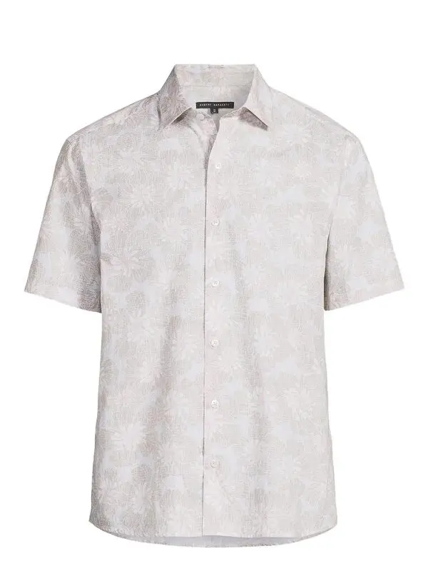 Robert Barakett Aspen Woven Shirt - Tan