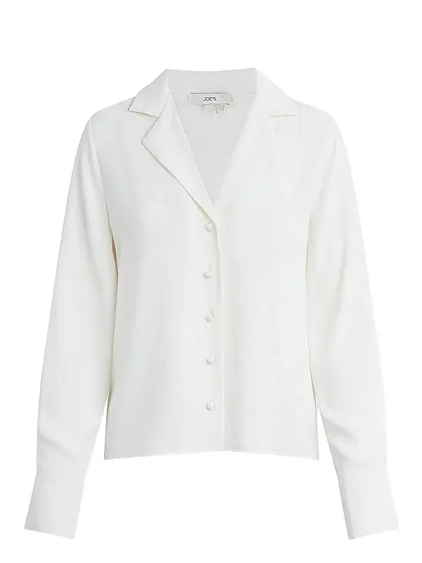 Joe's Jeans The Mia Crepe Blouse - Ecru