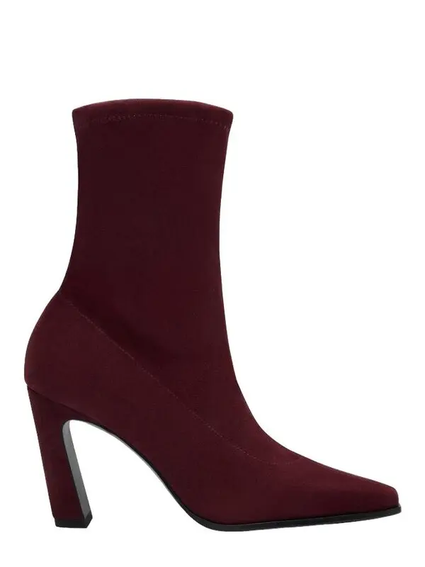 STUART WEITZMAN Stassi 85mm Stretch Booties - Boysenberry