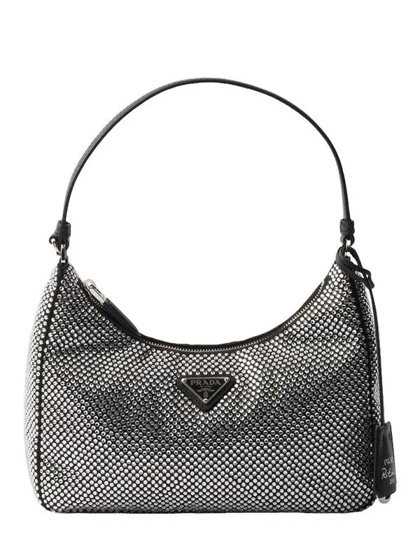 Prada Re-edition 2005 Crystal-studded Satin Mini-bag - Assorted