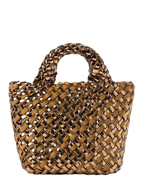 NAGHEDI St. Barths Petit Double Weave Top Handle Bag - Firenze