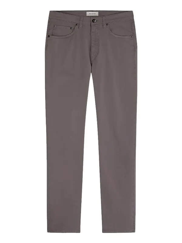 Bugatchi Stretch-cotton Straight-leg Jeans - Walnut