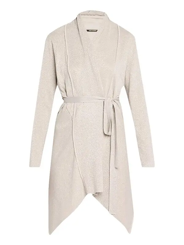 Kobi Halperin Tate Metallic Knit Cardigan - Silver